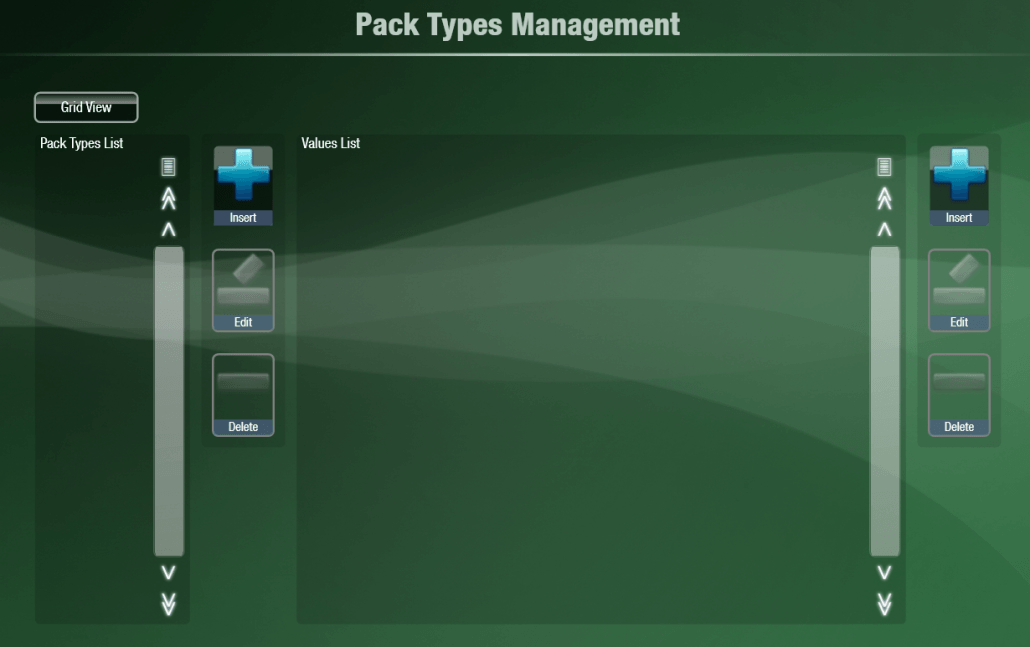 Setting up Pack Types - Mynt