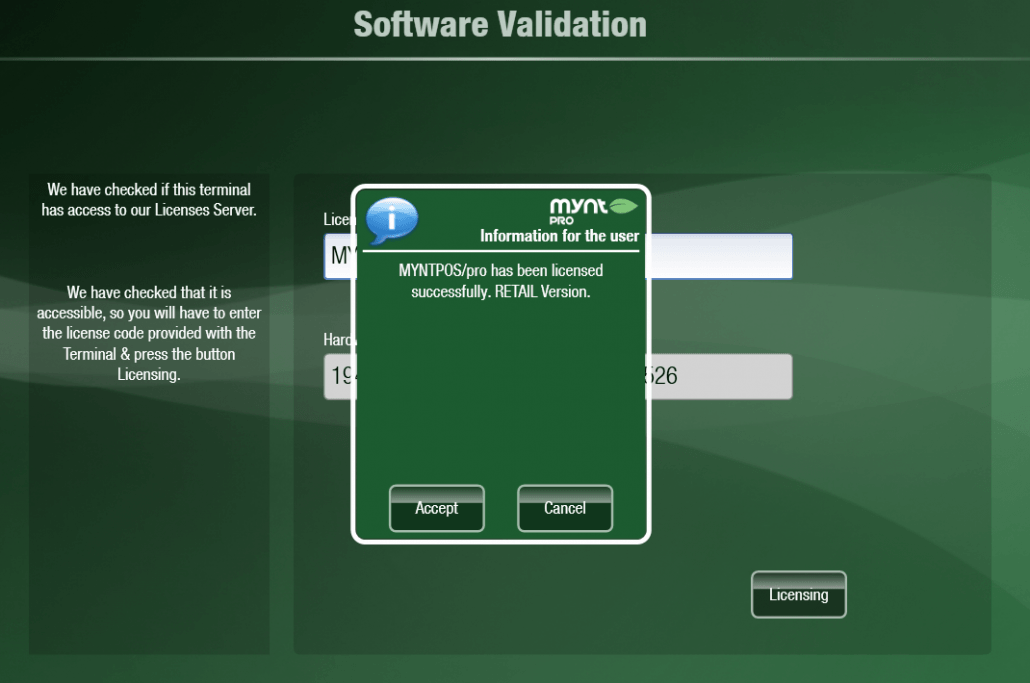 Mynt Software Installation Guide - Mynt