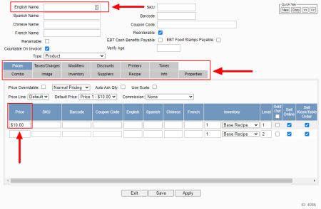 New Item Creation - Mynt